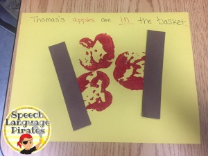 Basket of apples craft