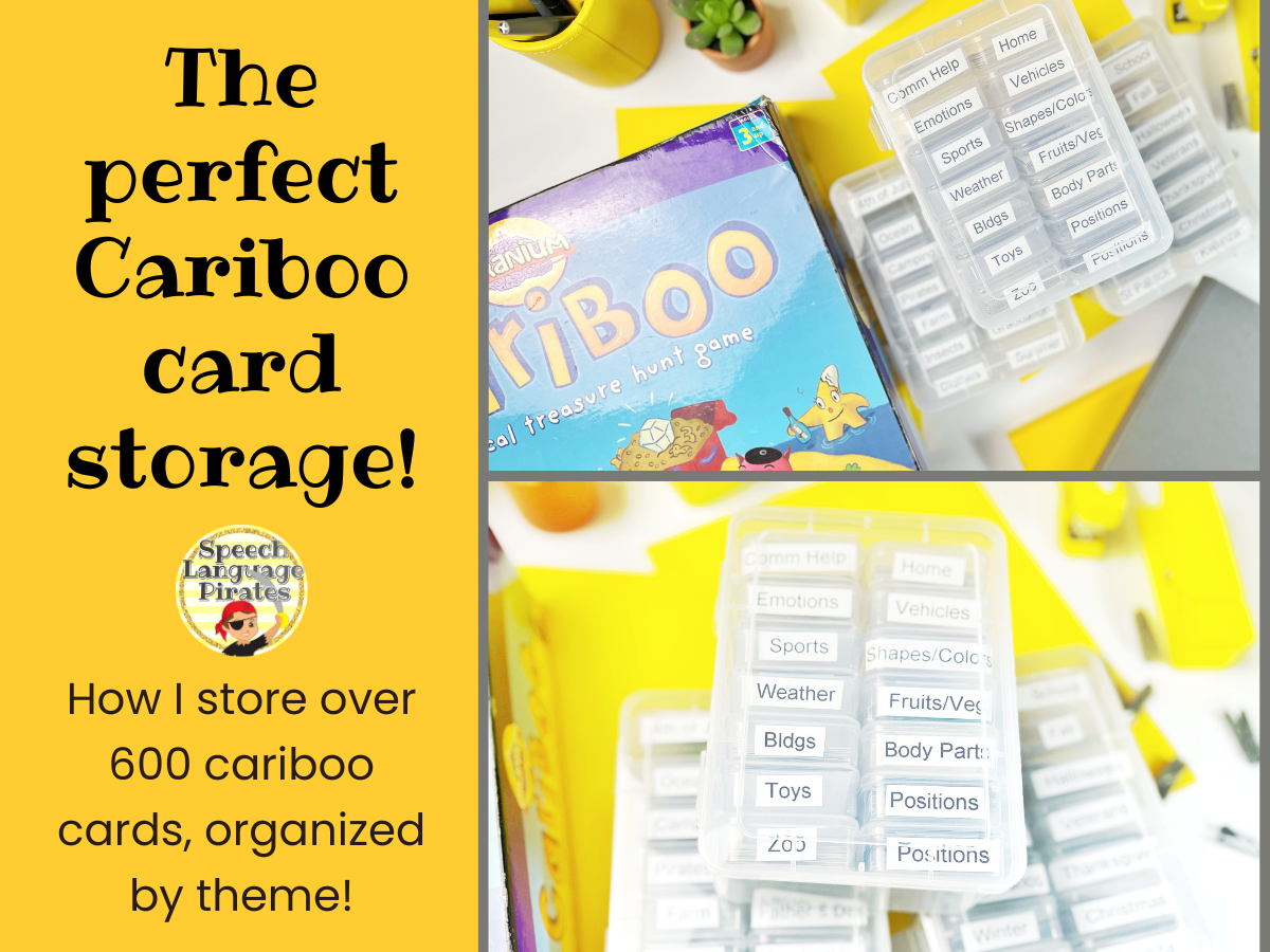 The Perfect Cariboo Card Storage - Speech Language Pirates