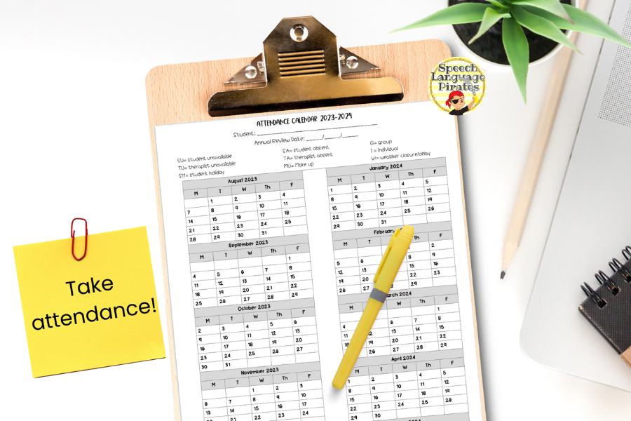 Student Data Folders for Speech Therapy